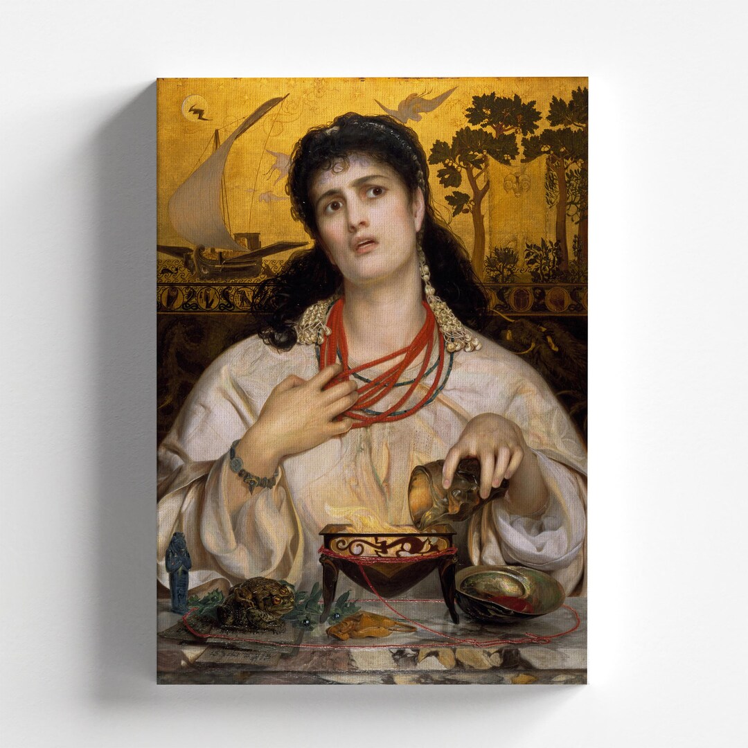 Medea by Frederick Sandys 1868 | Pre-raphaelite Art Print (B7115) - Etsy