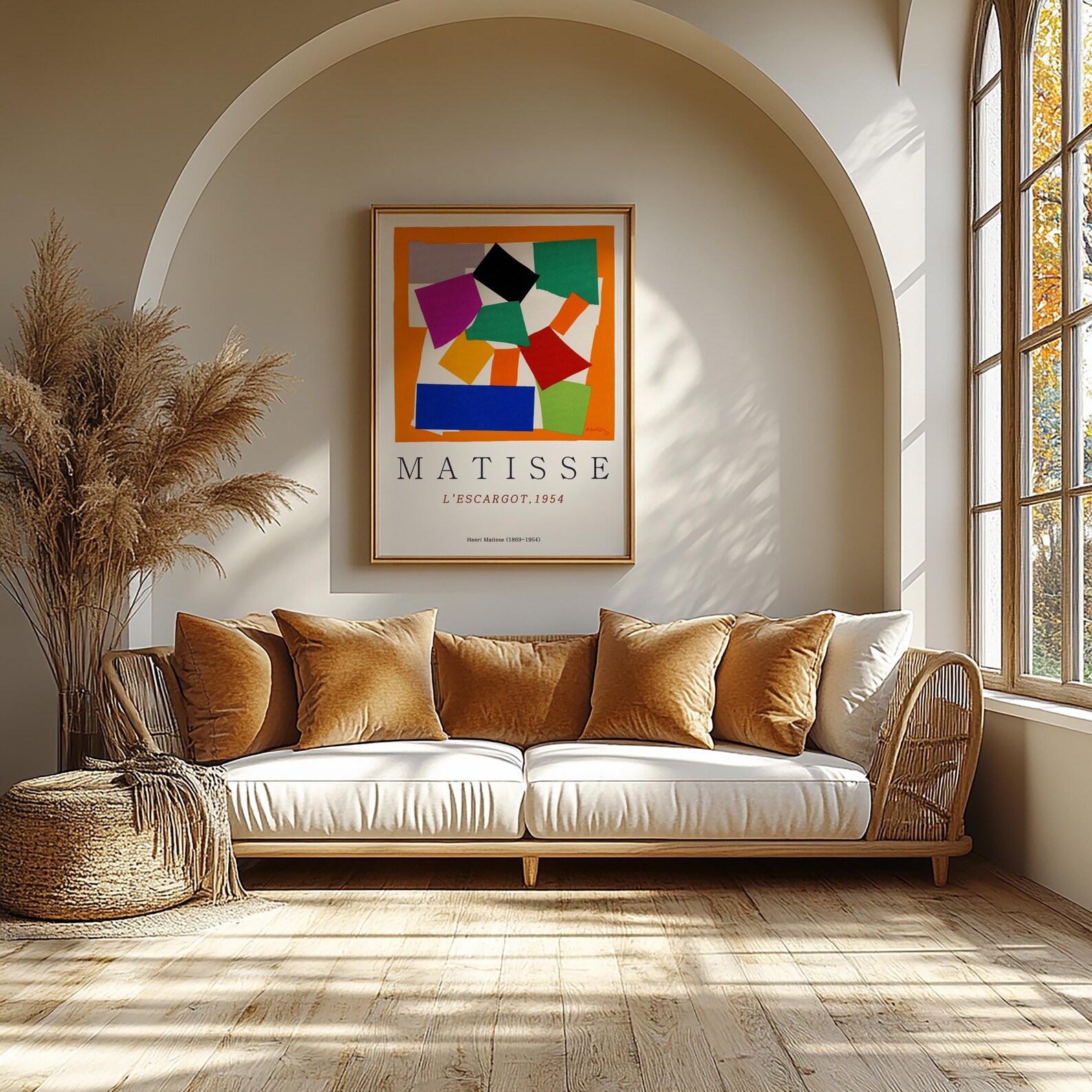 L'escargot by Henri Matisse Poster Print, Famous Art, Modern Gallery ...