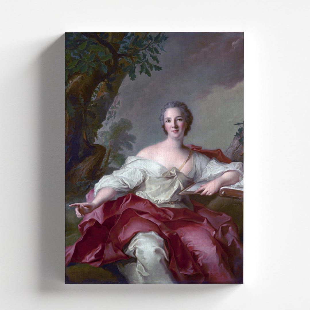 Portrait of Madame Geoffrin Fire by Jean-marc Nattier 1738 | Rococo Art ...
