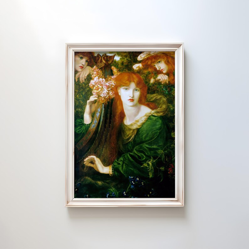 The Garland by Dante Gabriel Rossetti 1873 | Pre-raphaelite Art Print ...