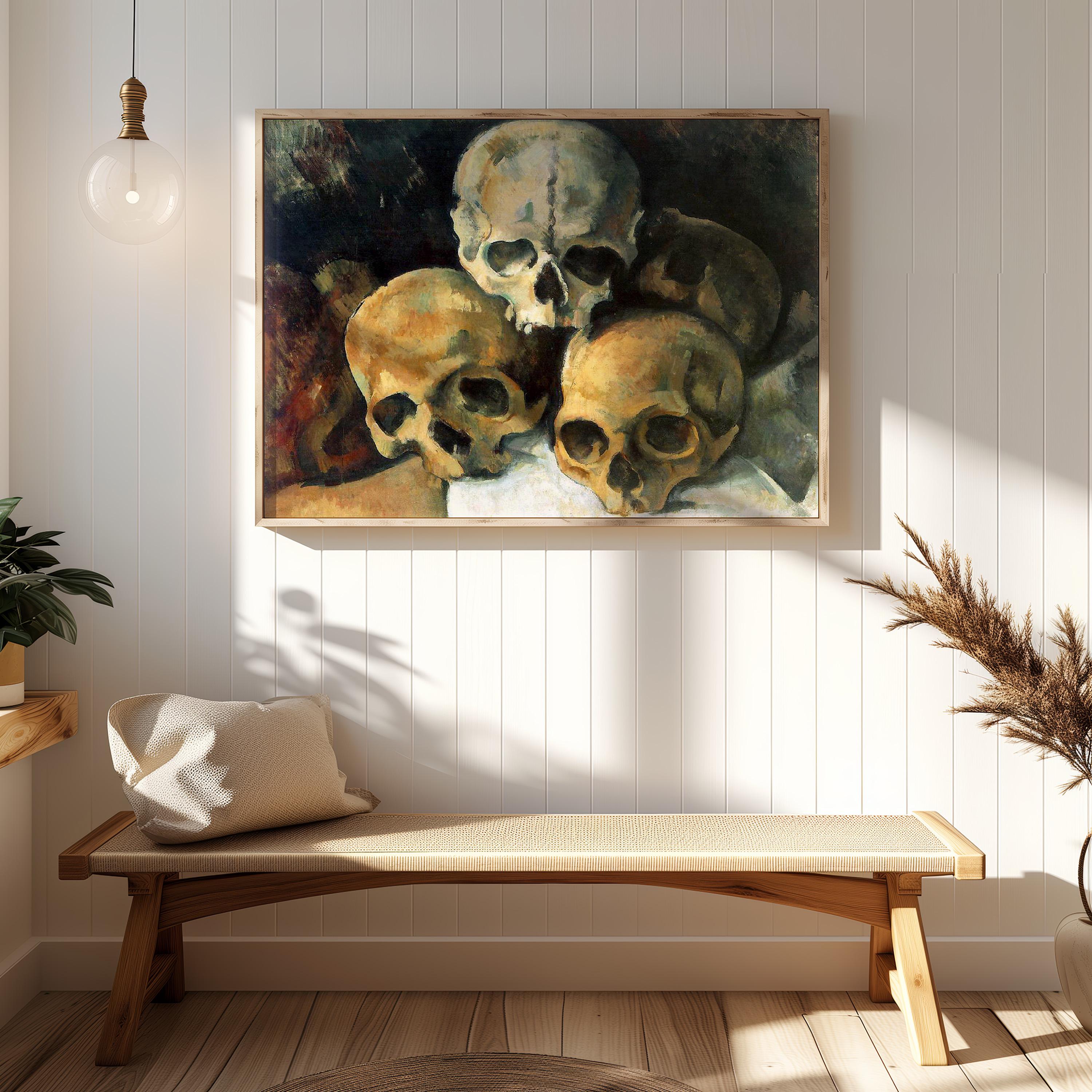 Pyramid of Skulls by Paul Cézanne C.1901 | Post-impressionism Art Print ...