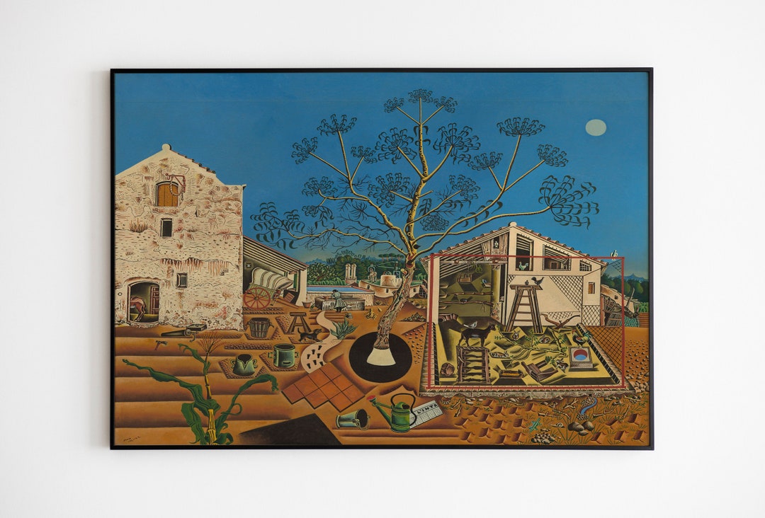 The Farm by Joan Miró 1921-1922 Cubism Naïve Art - Etsy