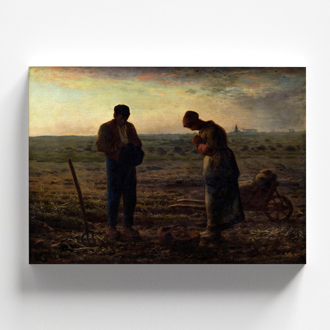 The Angelus (l'angélus) by Jean-françois Millet 1859 | Realism Art ...