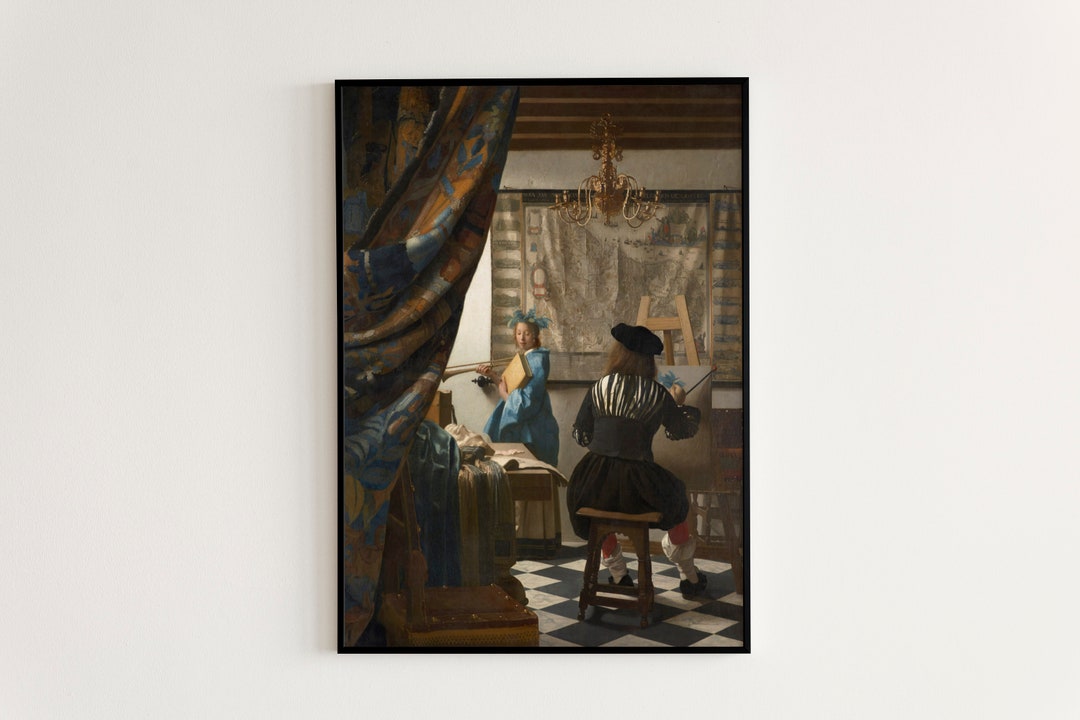 The Art of Painting by Johannes Vermeer 1666-68 Baroque, Genre Painting ...