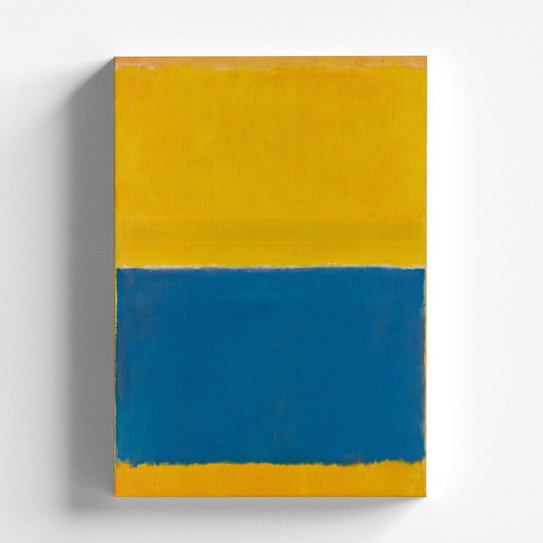 Untitled (yellow and Blue) by Mark Rothko 1954 | Abstract Expressionism ...
