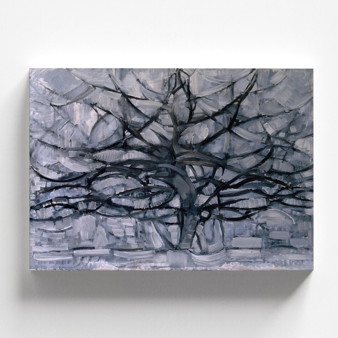 Gray Tree by Piet Mondrian 1911 | Cubism Art Print (B4264) - Etsy