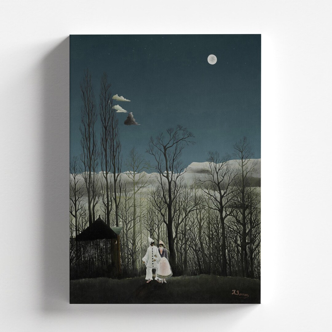 Carnival Evening by Henri Rousseau 1886 | Naïve Art Print (D1032) - Etsy