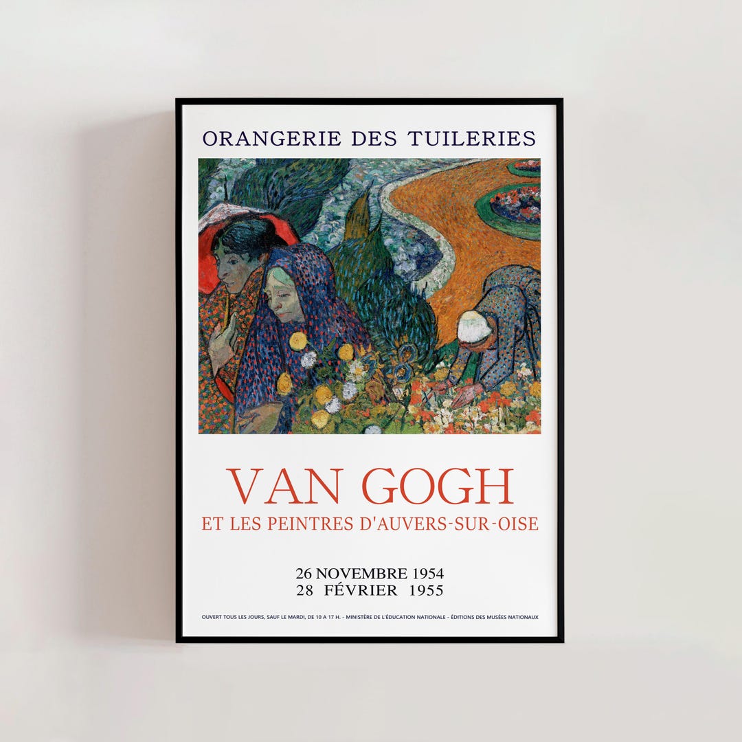 Van Gogh Memory of the Garden at Etten Print, Famous Art, Modern ...