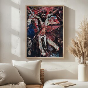 The Red Christ by Lovis Corinth 1922 | Expressionist Art Print (D0743 ...