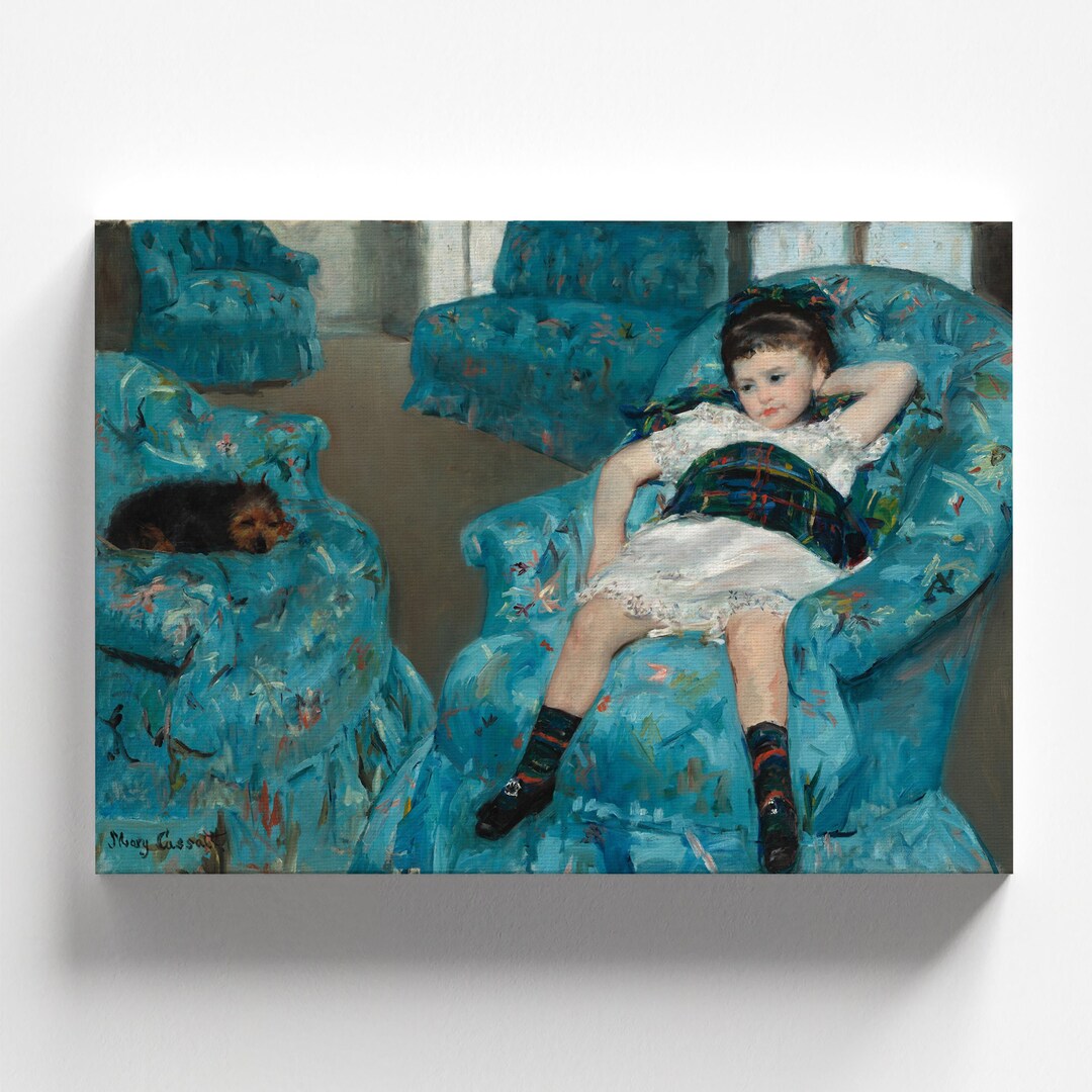 Little Girl in Blue Armchair by Mary Cassatt 1878 | Impressionism Art ...