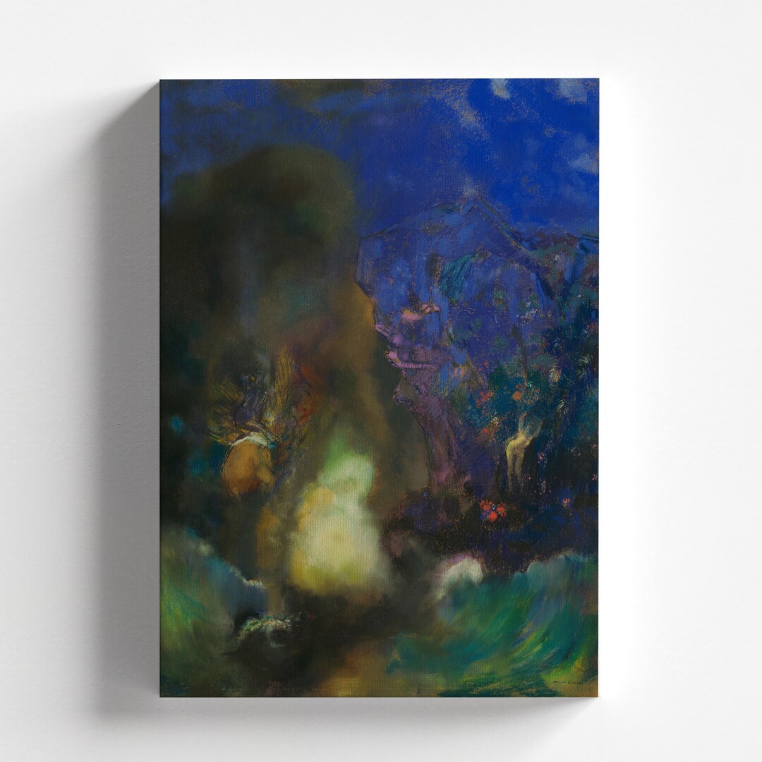 Roger and Angelica by Odilon Redon 1910 | Symbolism Art Print (D0971 ...