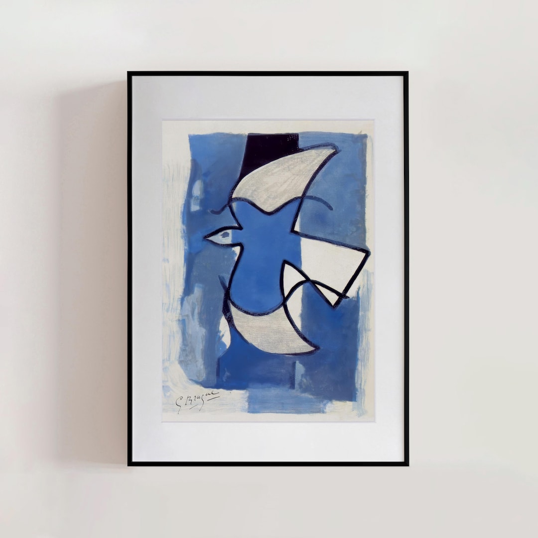 The Blue and Grey Bird by Georges Braque 1962, French Modern Art ...