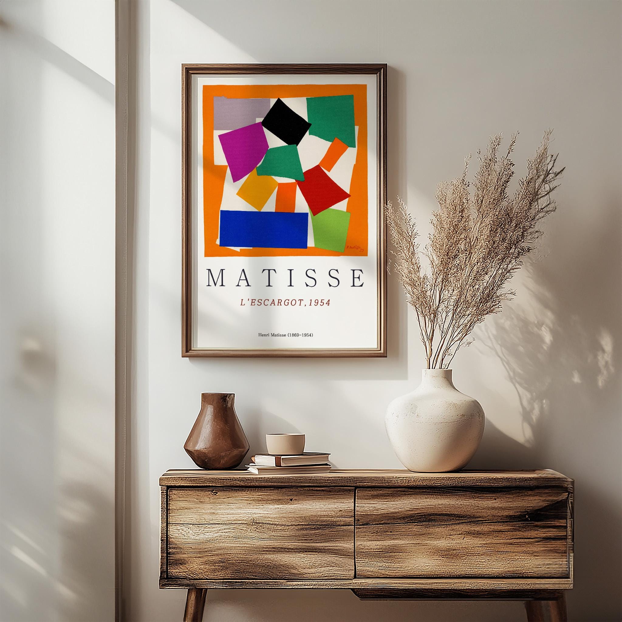 L'escargot by Henri Matisse Poster Print, Famous Art, Modern Gallery ...