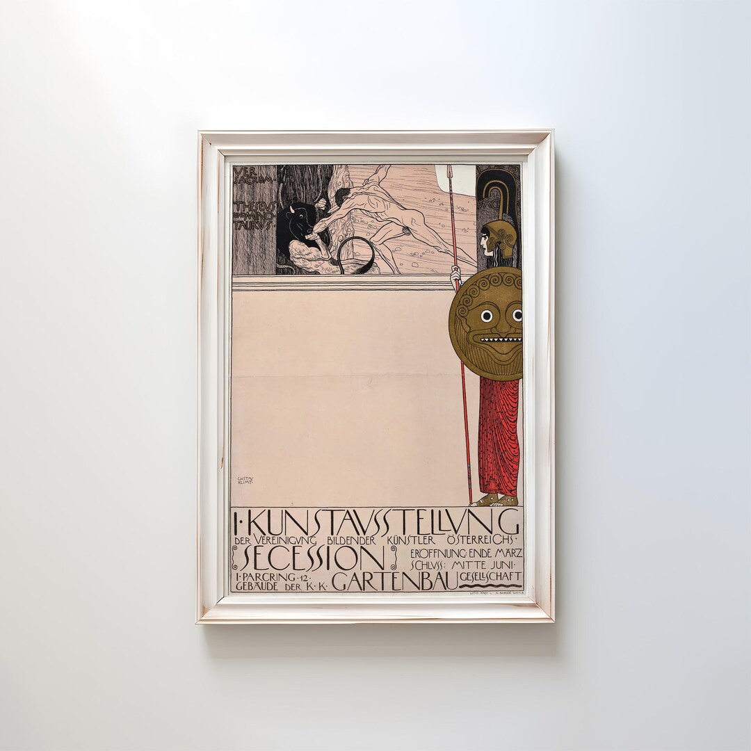 Poster for the First Art Exhibition of the Secession Art Movement by ...
