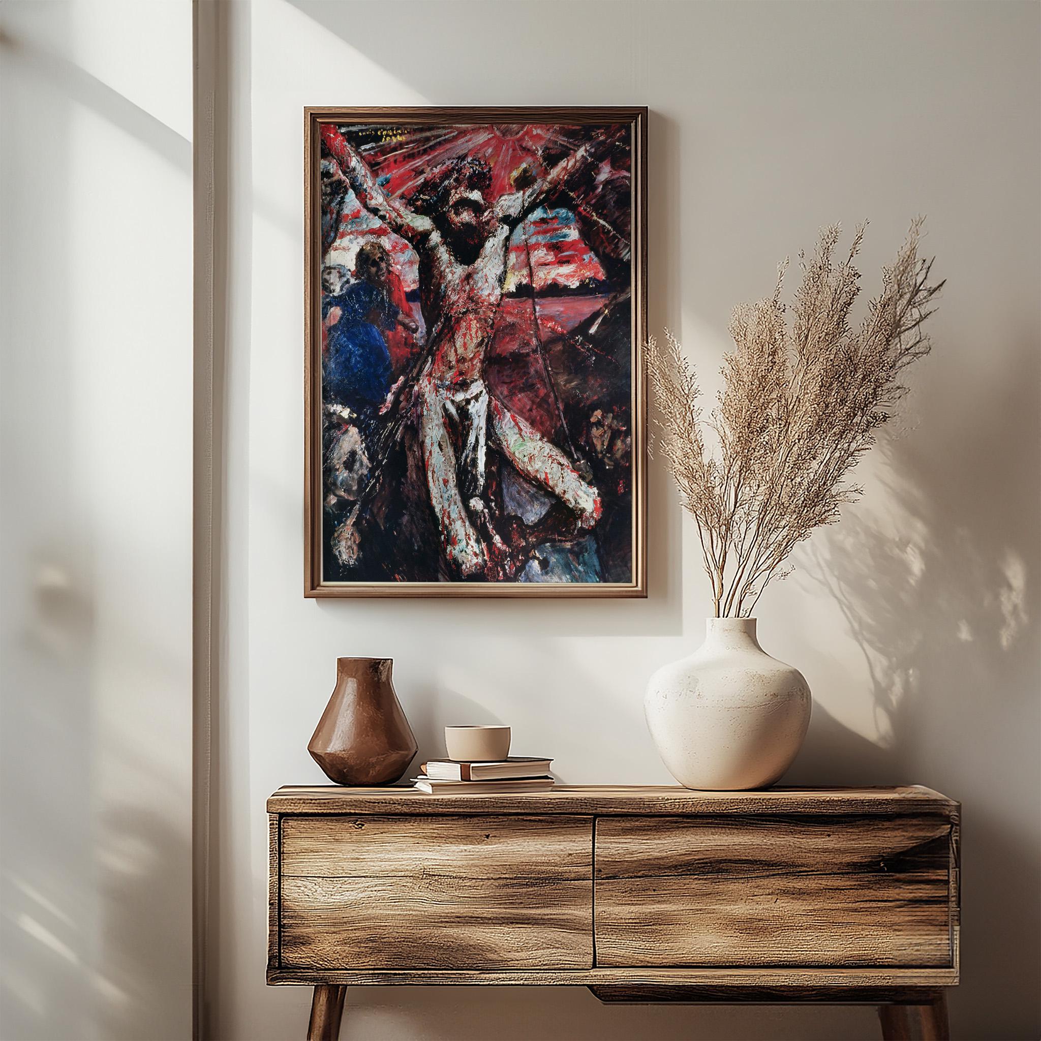 The Red Christ by Lovis Corinth 1922 | Expressionist Art Print (D0743 ...