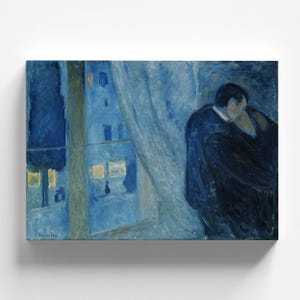 Kiss by the Window by Edvard Munch 1892 | Symbolism Art Print (D1021 ...