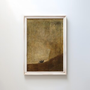The Dog (el Perro) From 'the Black Paintings' by Francisco De Goya C ...
