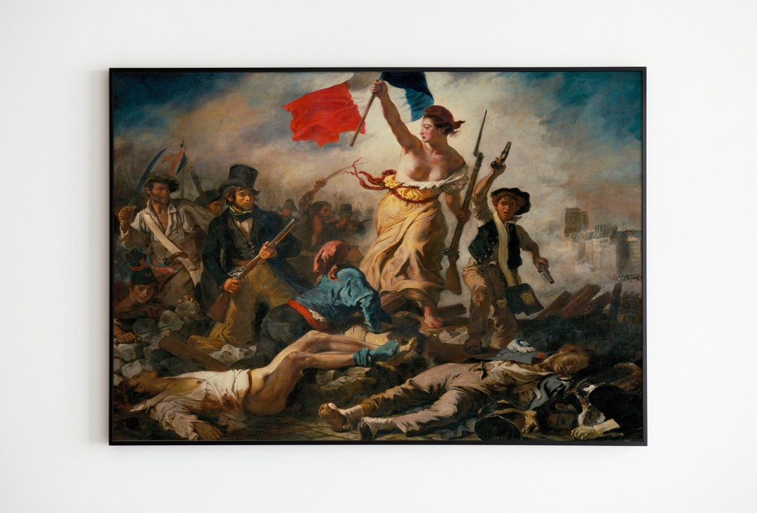 Liberty Leading the People la Liberté Guidant Le Peuple by Eugène ...