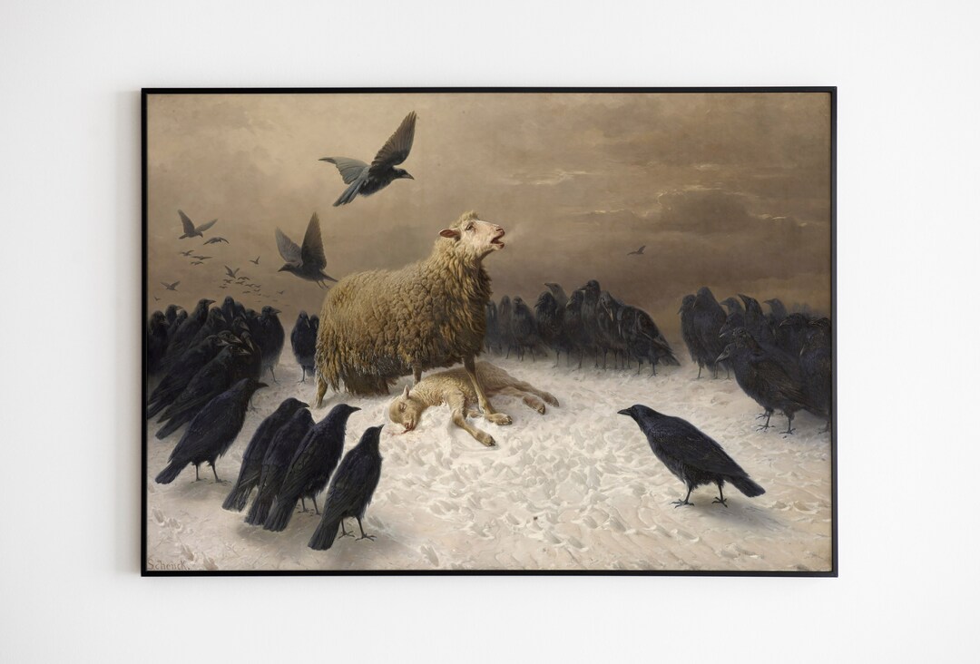 Anguish by August Friedrich Albrecht Schenck C.1878 - Etsy