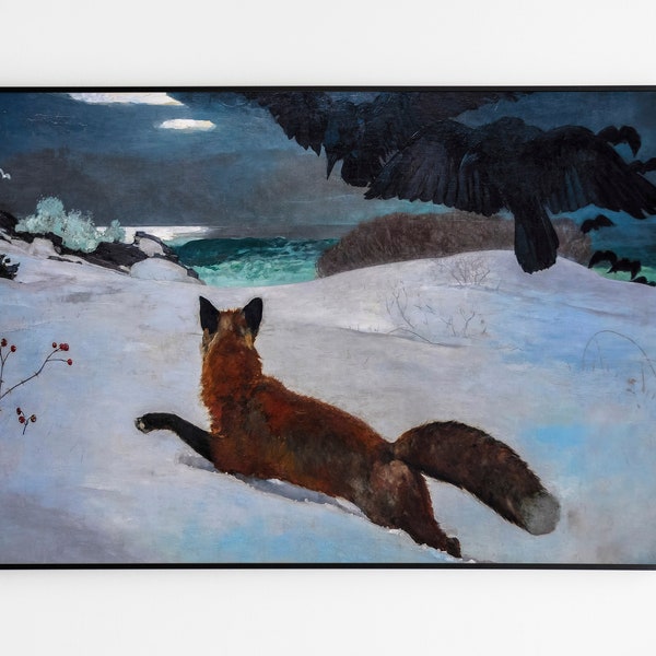 Fox Hunt Painting - Etsy