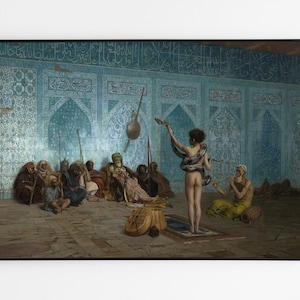 The Snake Charmer by Jean-léon Gérôme C.1870 Orientalism, Genre Painting - Etsy