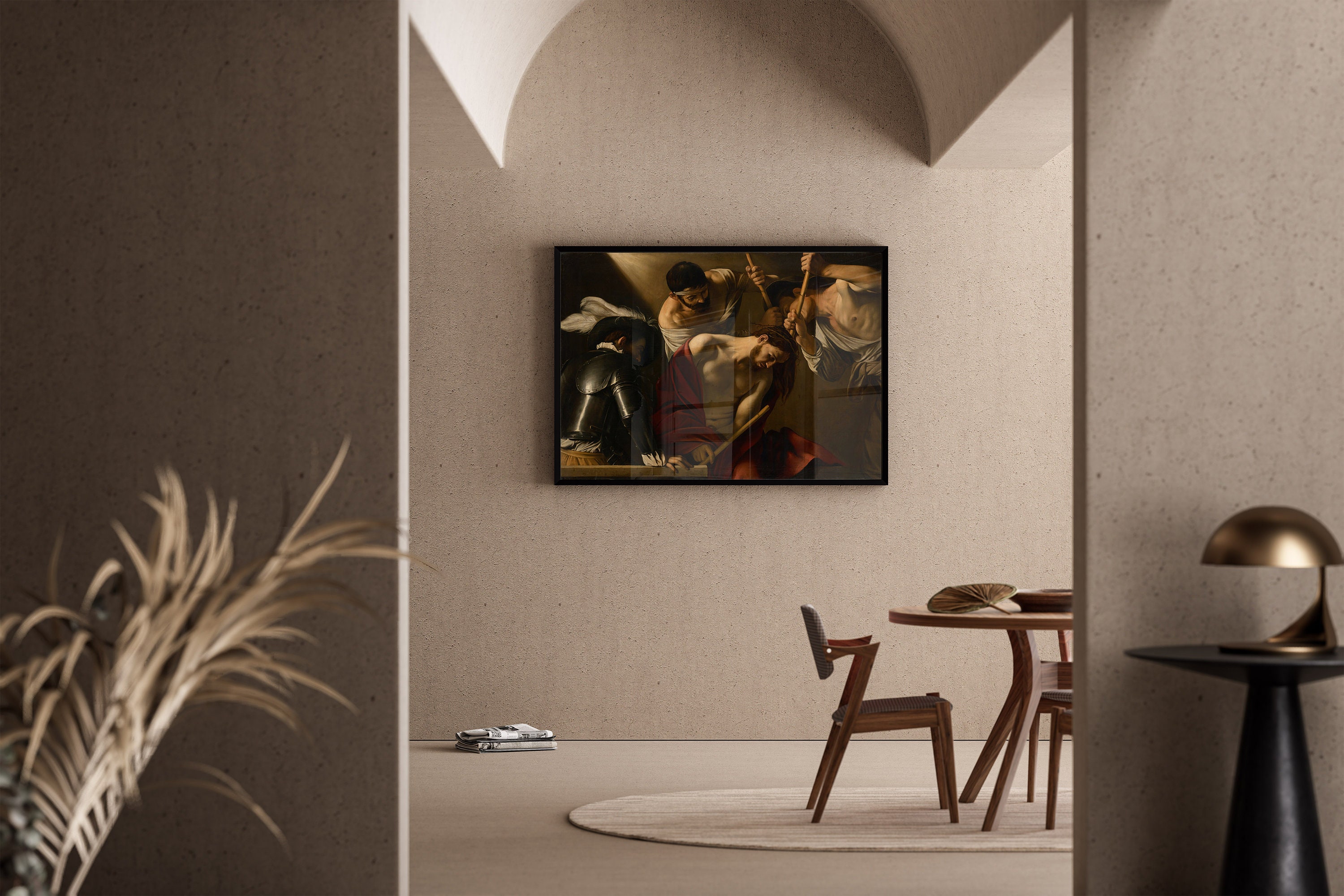 The Crowning With Thorns by Caravaggio 1603 Baroque, Tenebrism ...