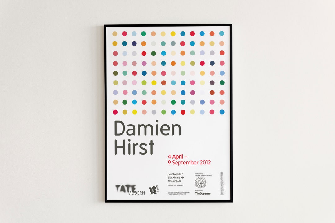 Damien Hirst Tate Modern Poster London 2012 P2337 Home Decor - Etsy