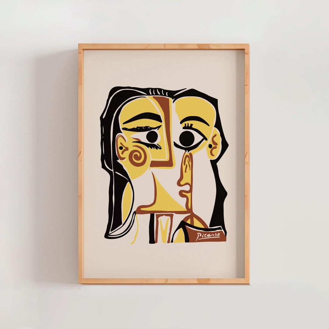 Tête De Femme by Pablo Picasso | Cubist Art Print (A0063) - Etsy
