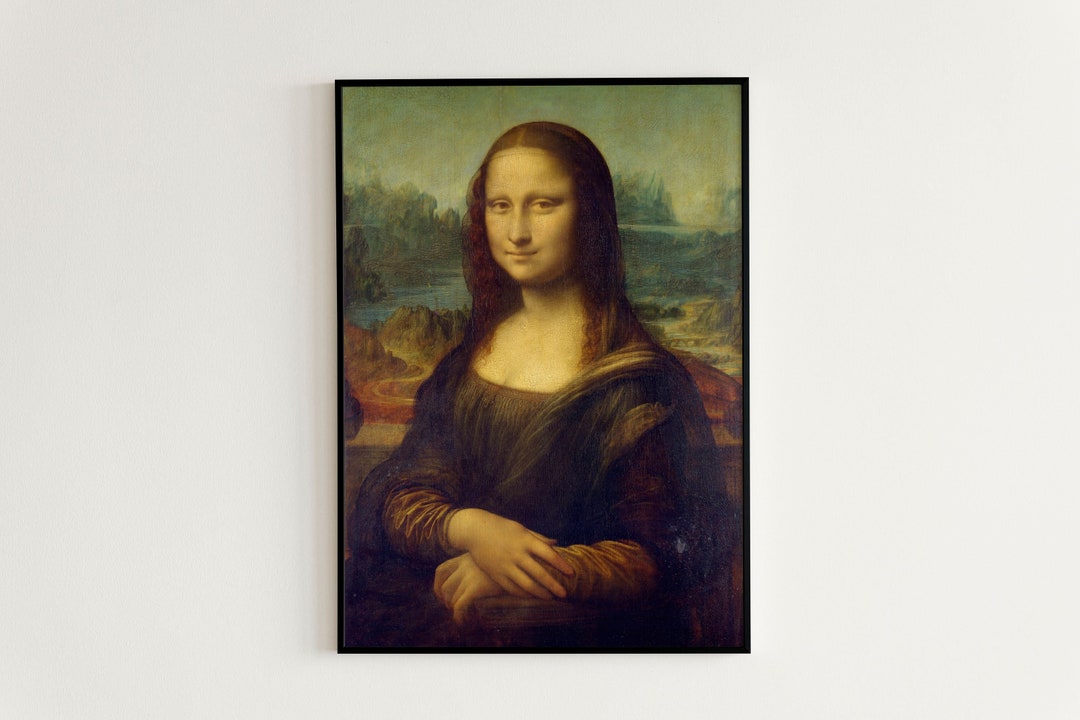 Mona Lisa portrait of Lisa Gherardini, Wife of Francesco Del Giocondo ...