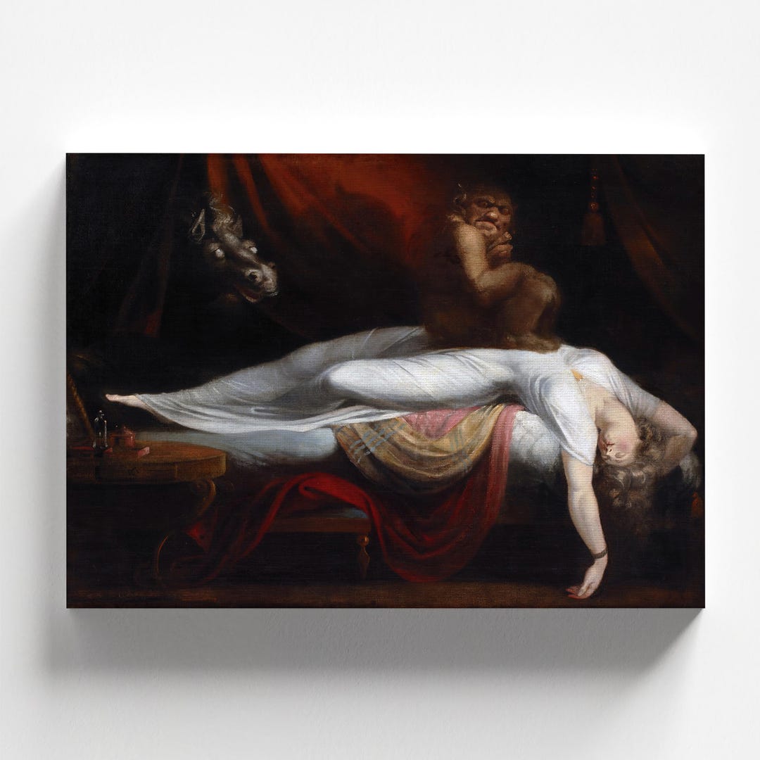 The Nightmare by Henry Fuseli 1781 | Romanticism Art Print (B4139) - Etsy