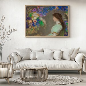 Violette Heymann by Odilon Redon 1910 | Symbolism Art Print (D0907) - Etsy