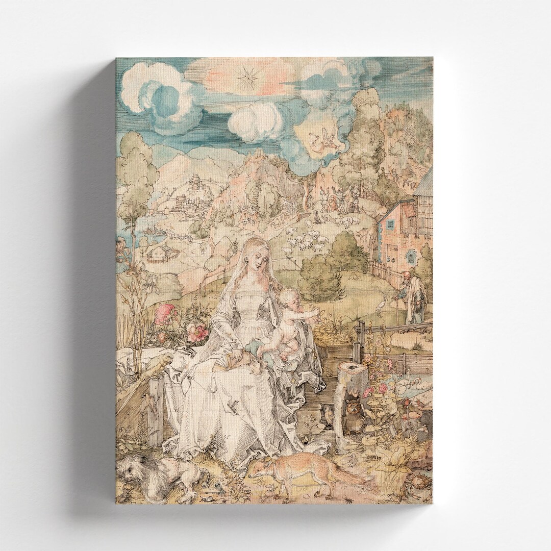 Mary Among a Multitude of Animals by Albrecht Dürer C.1503 ...