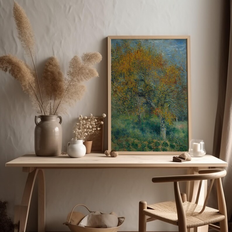 The Pear Tree by Pierre-auguste Renoir 1877 | Impressionism Art Print ...