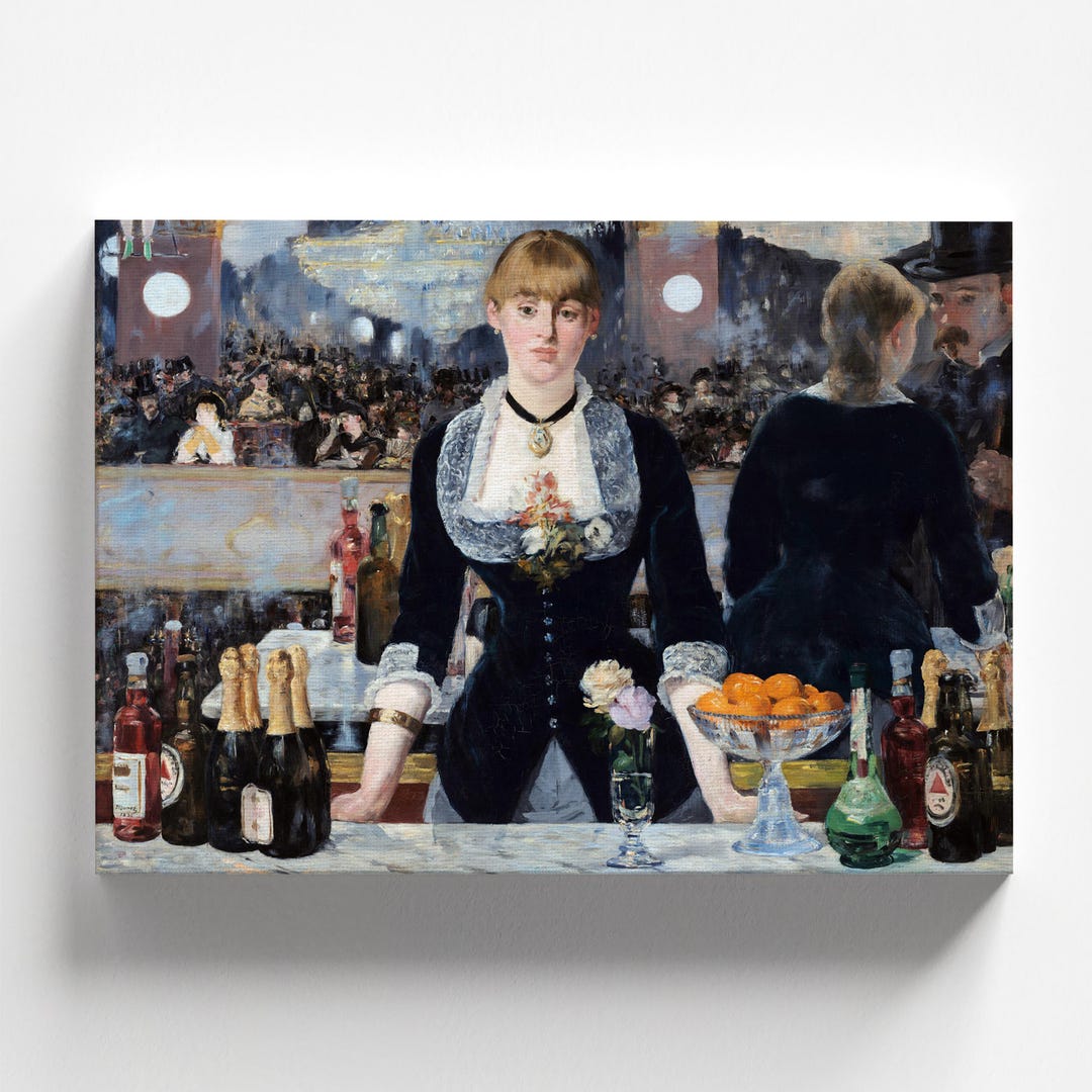 A Bar at the Folies-bergère (un Bar Aux Folies Bergère) by Édouard ...