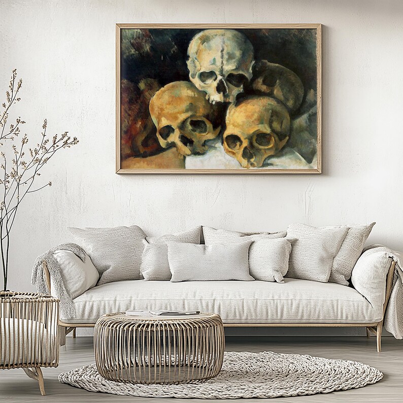 Pyramid of Skulls by Paul Cézanne C.1901 | Post-impressionism Art Print ...