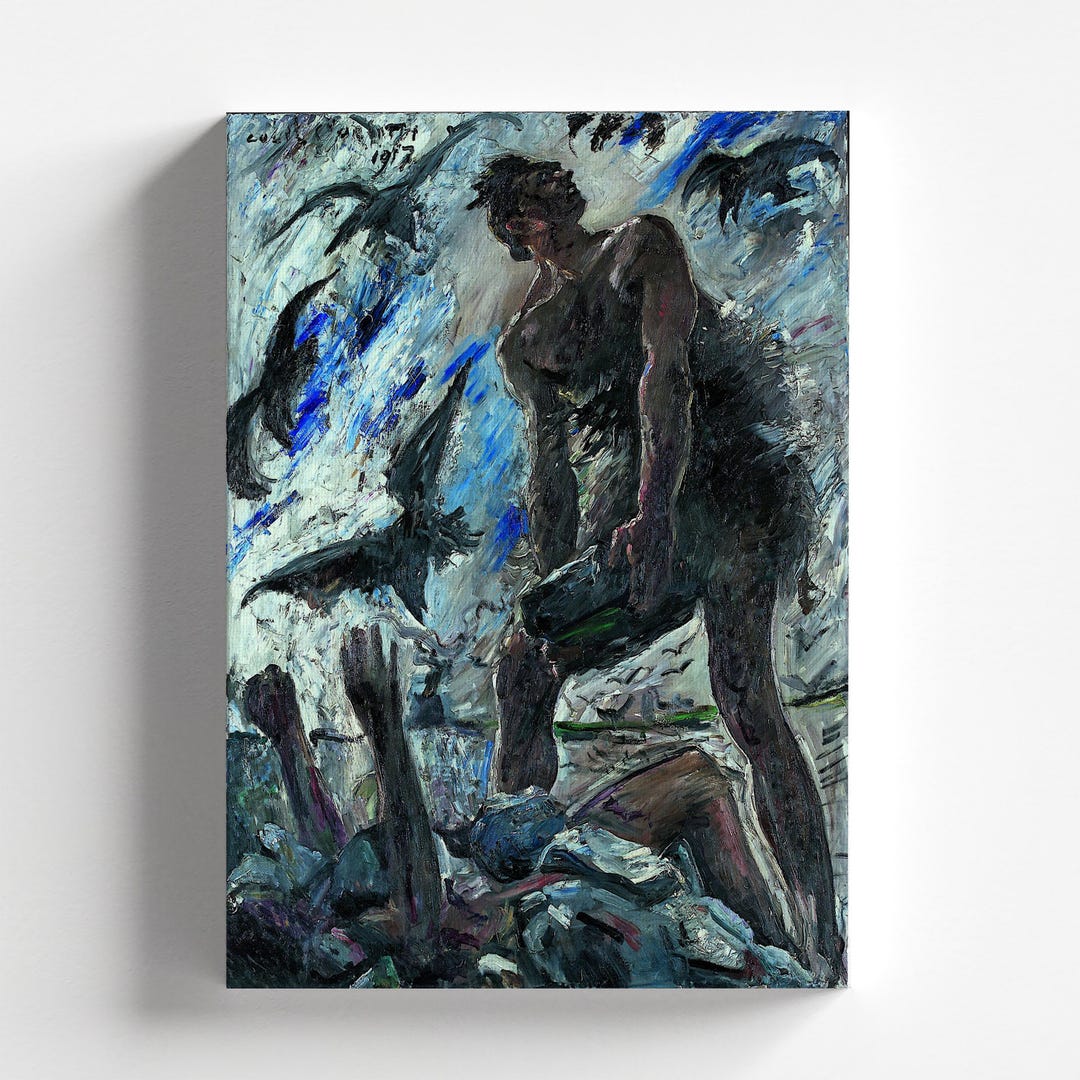 Cain by Lovis Corinth 1917 | Expressionist Art Print (D0741) - Etsy