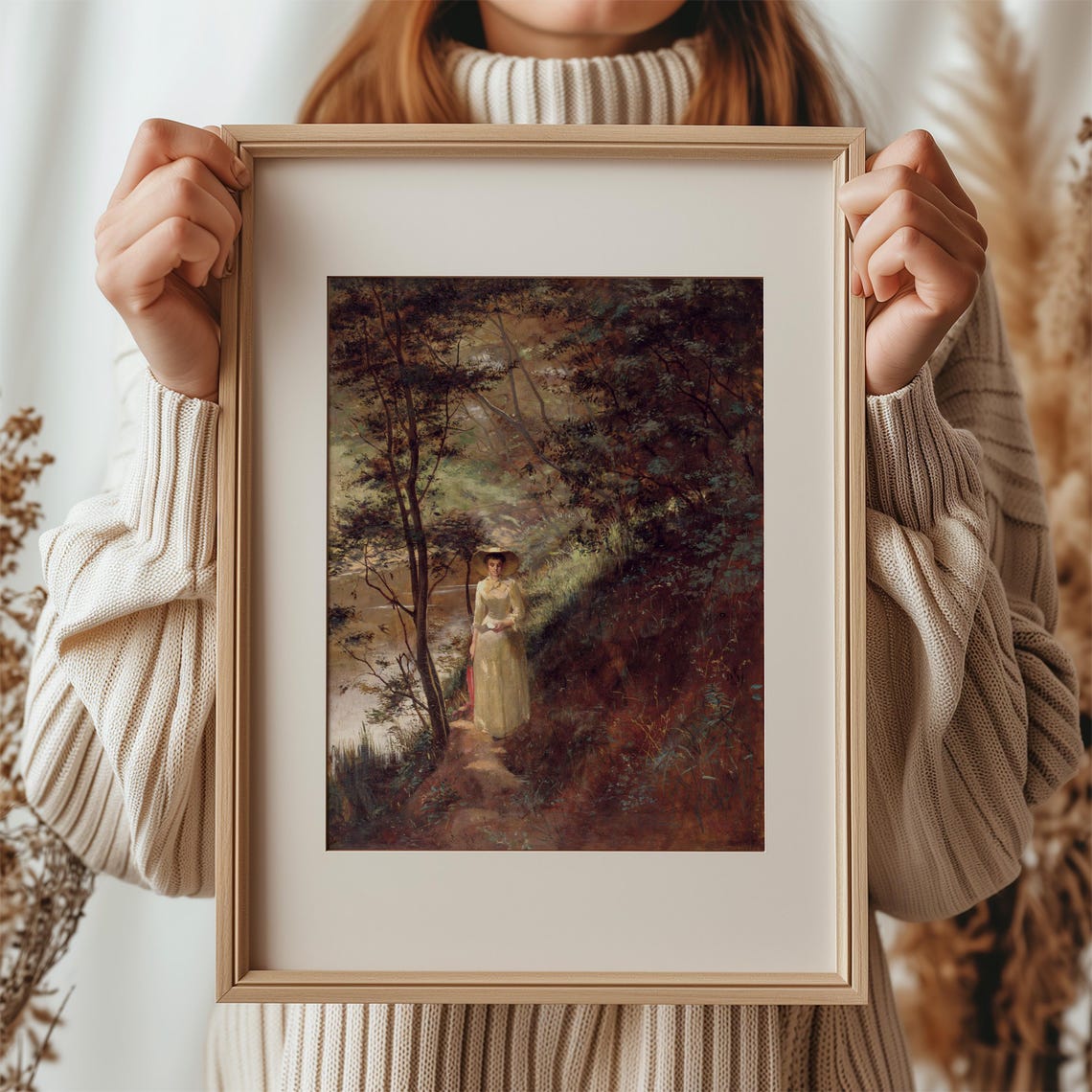 The Letter by Frederick Mccubbin 1884 | Australian Art Print (D0792) - Etsy