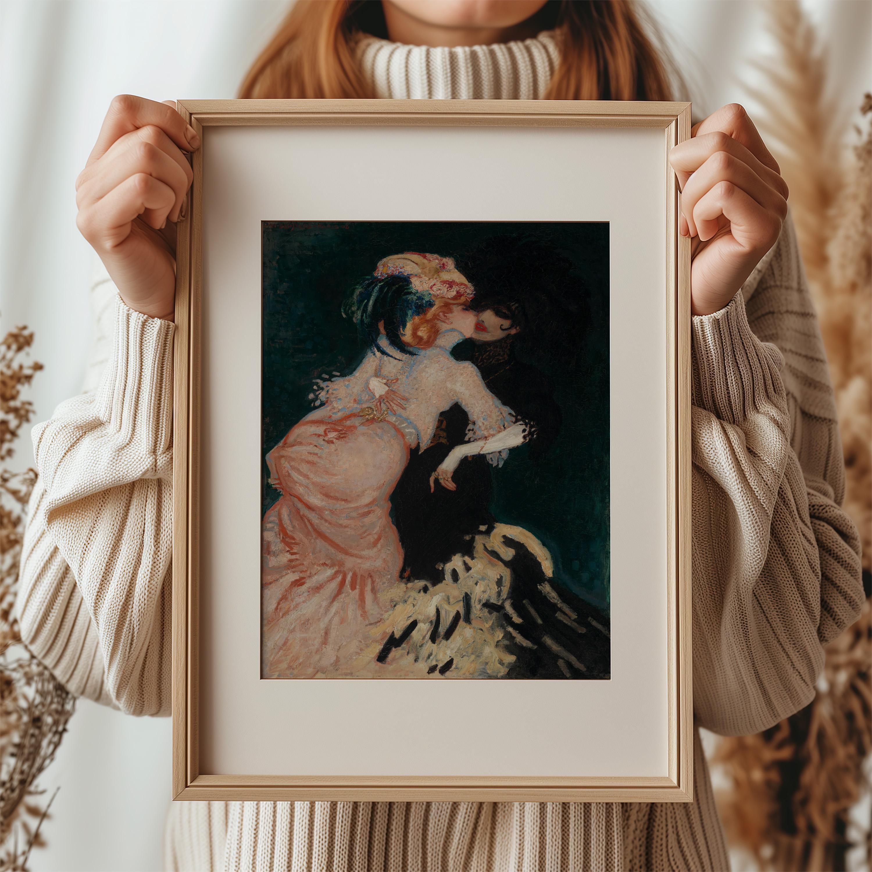 Women Kissing by Jan Sluijters 1906 | Expressionist Art Print (D0040 ...