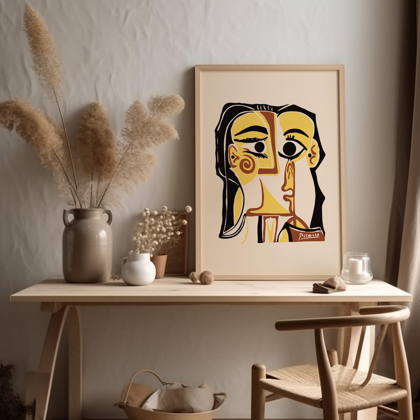 Tête De Femme by Pablo Picasso | Cubist Art Print (A0063) - Etsy