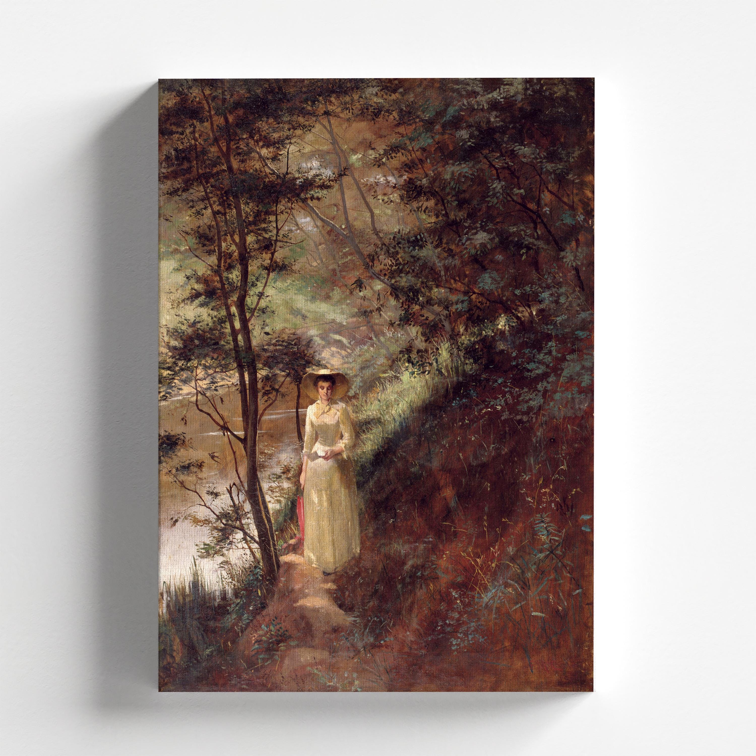The Letter by Frederick Mccubbin 1884 | Australian Art Print (D0792) - Etsy