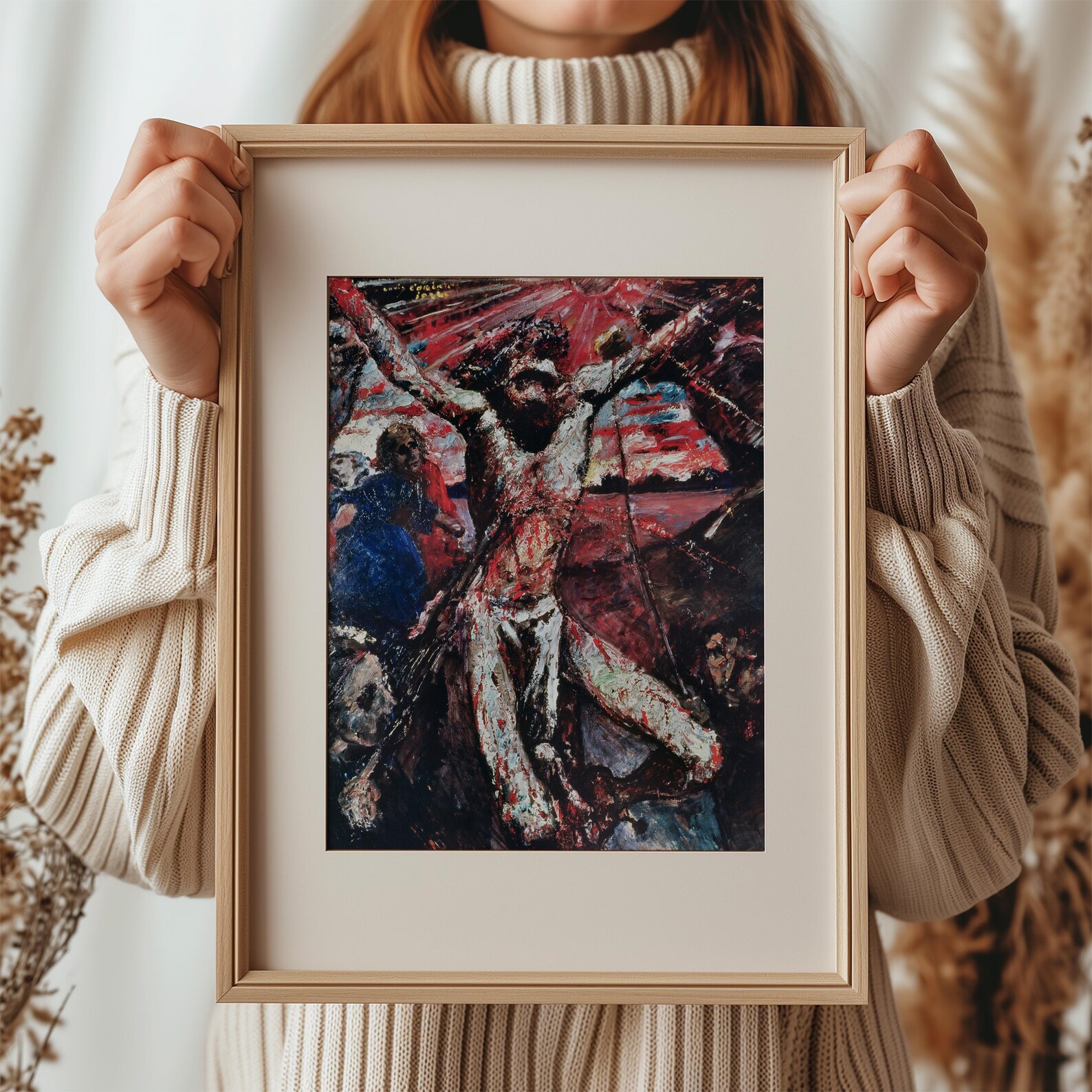 The Red Christ by Lovis Corinth 1922 | Expressionist Art Print (D0743 ...
