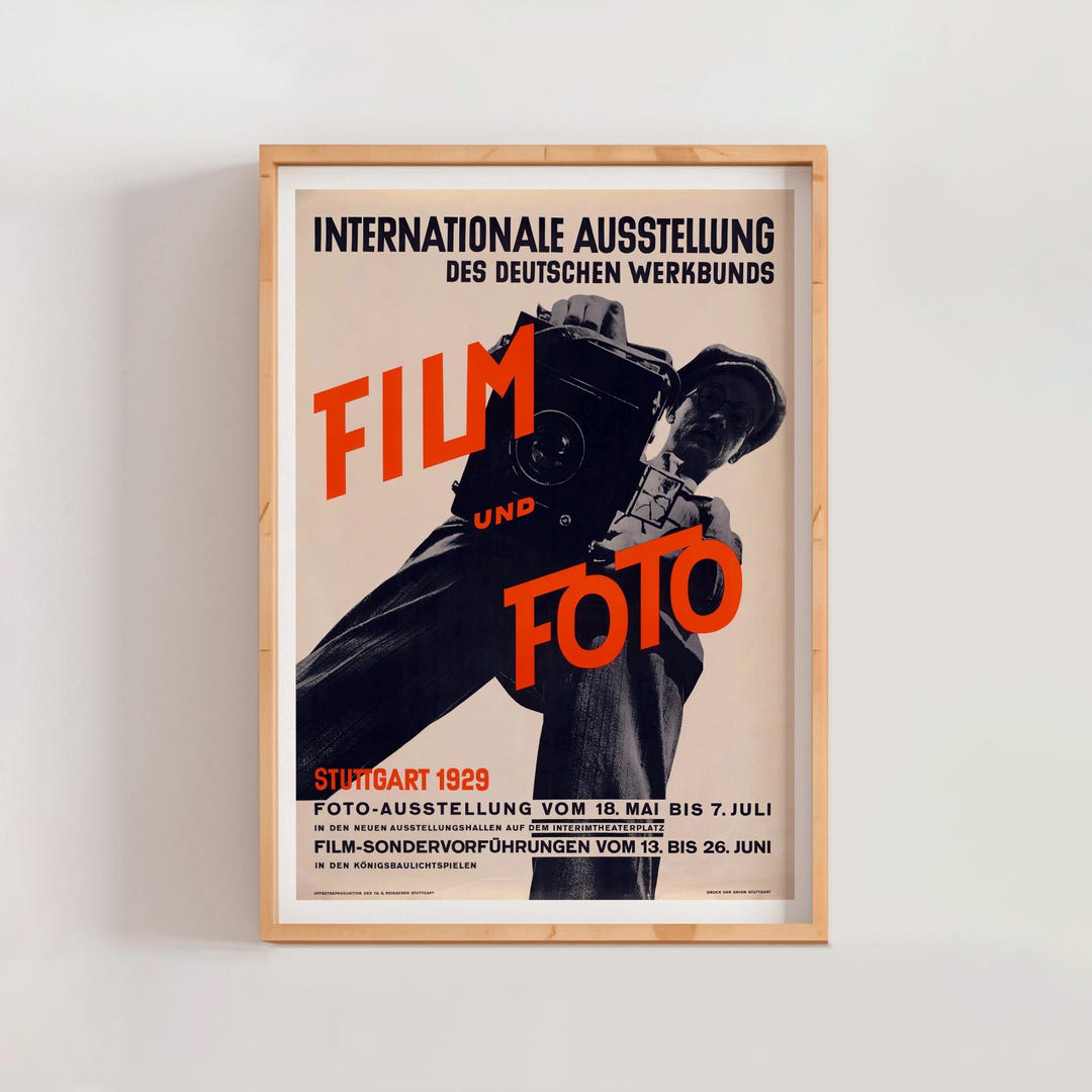 Deutsche Werkbund 1929 Film Und Foto Exhibition Poster by Willi Ruge ...