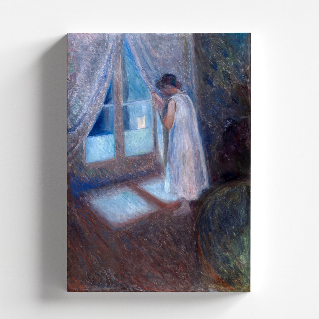 The Girl by the Window by Edvard Munch 1893 | Expressionist Art Print ...