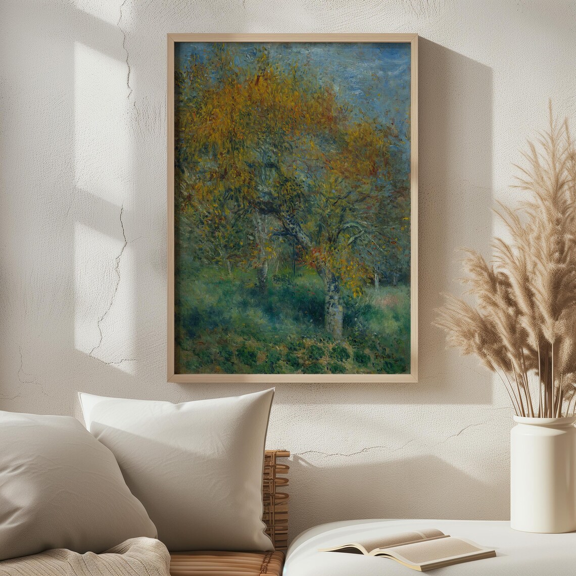 The Pear Tree by Pierre-auguste Renoir 1877 | Impressionism Art Print ...