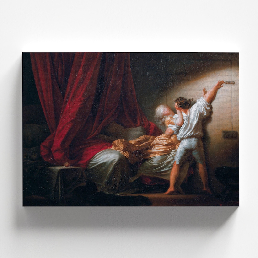 The Bolt by Jean-honoré Fragonard C.1778 | Rococo Art Print (B3582) - Etsy