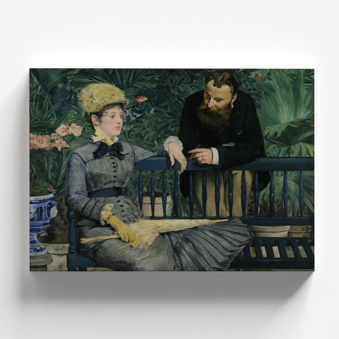 In the Conservatory by Édouard Manet 1878-79 | Realism Art Print (D0655 ...