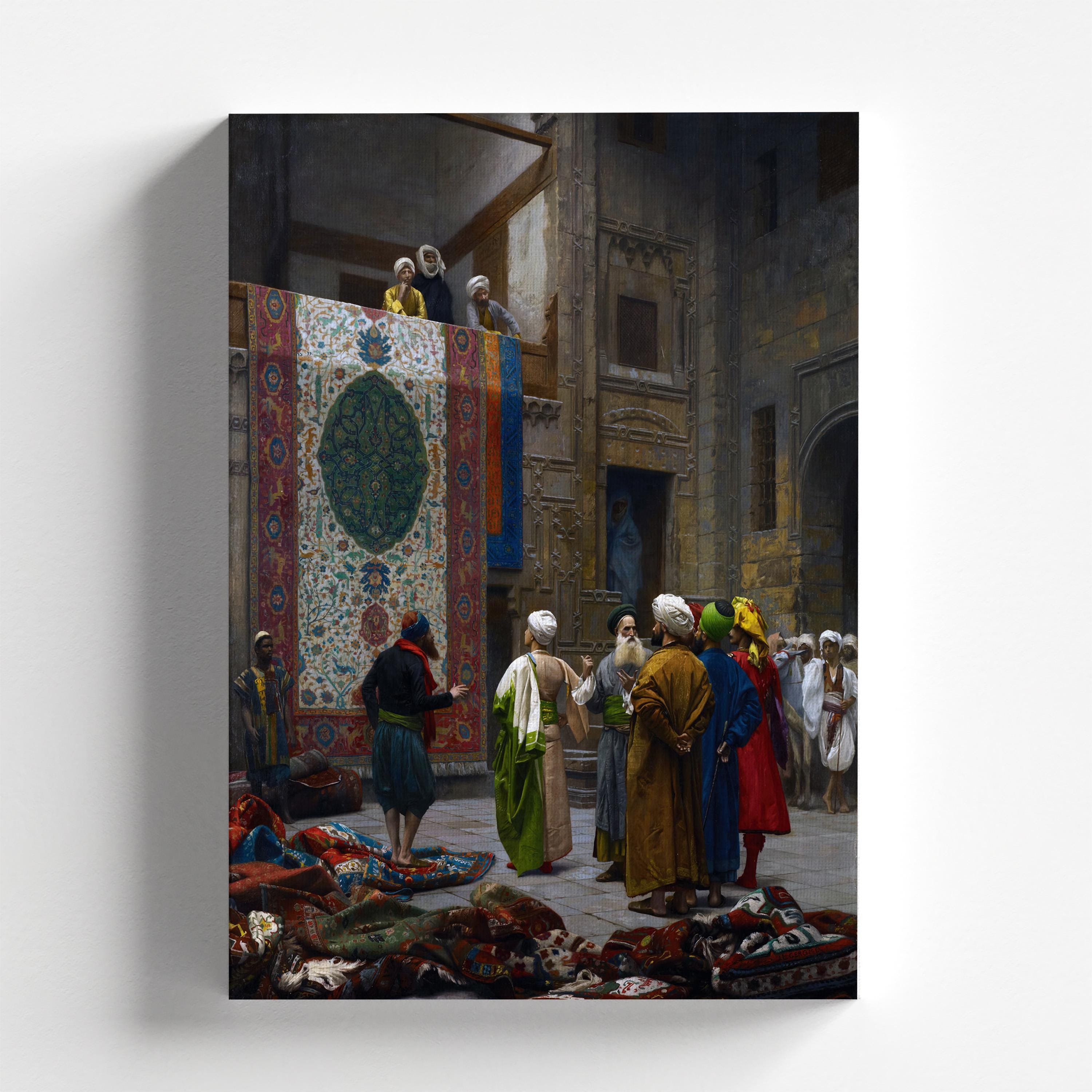 The Carpet Merchant (le Marchand De Tapis) by Jean-léon Gérôme C.1887 ...