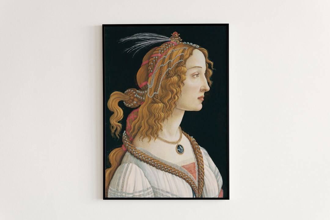 Portrait of a Young Woman portrait of Simonetta Vespucci as Nymph by ...