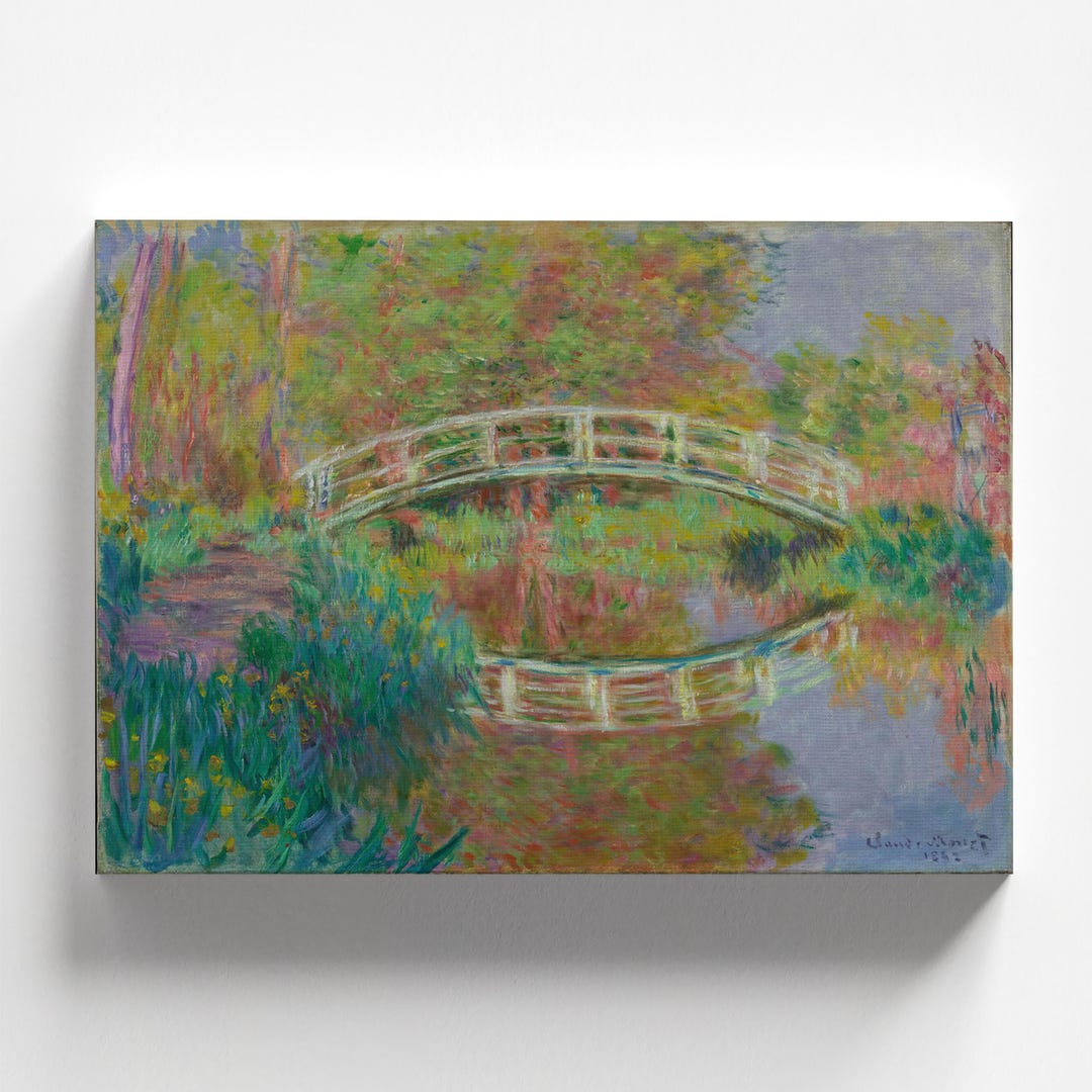 Bridge in Monet's Garden by Claude Monet 1884 | Impressionism Art Print ...