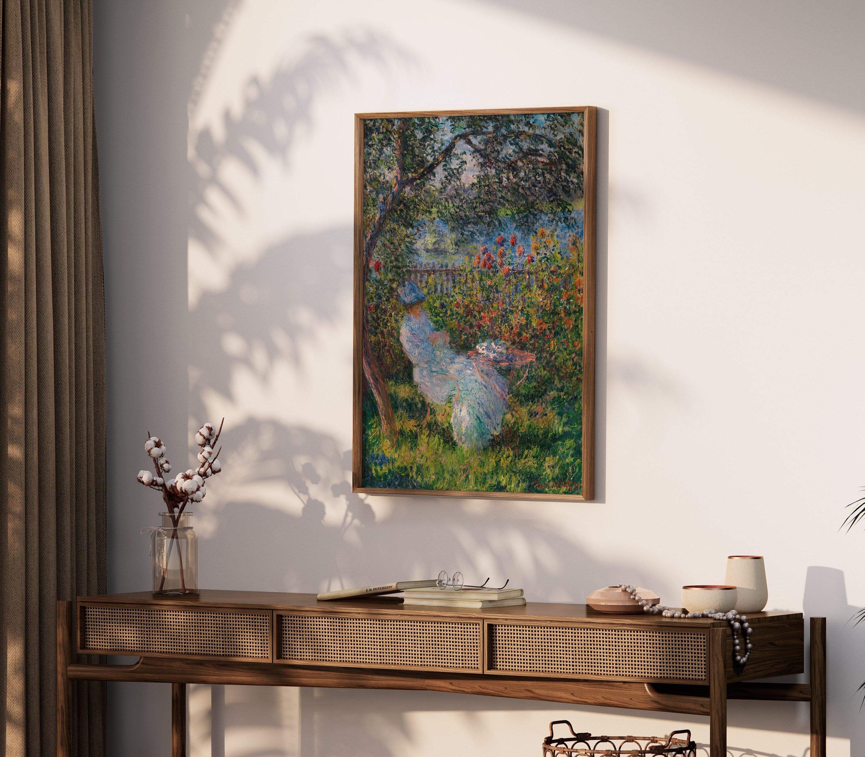 Alice Hoschedé au jardin de Claude Monet 1881 Impressionnisme, Portrait ...